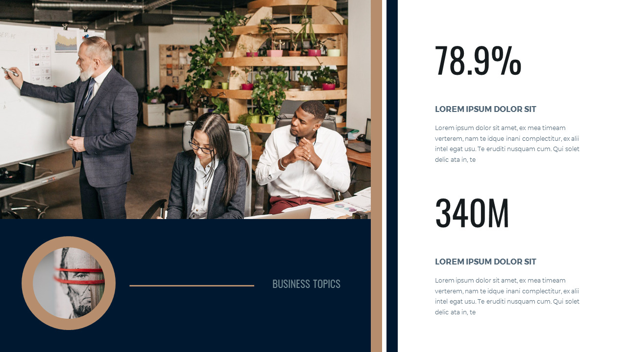 Business Topics Simple Slides Design