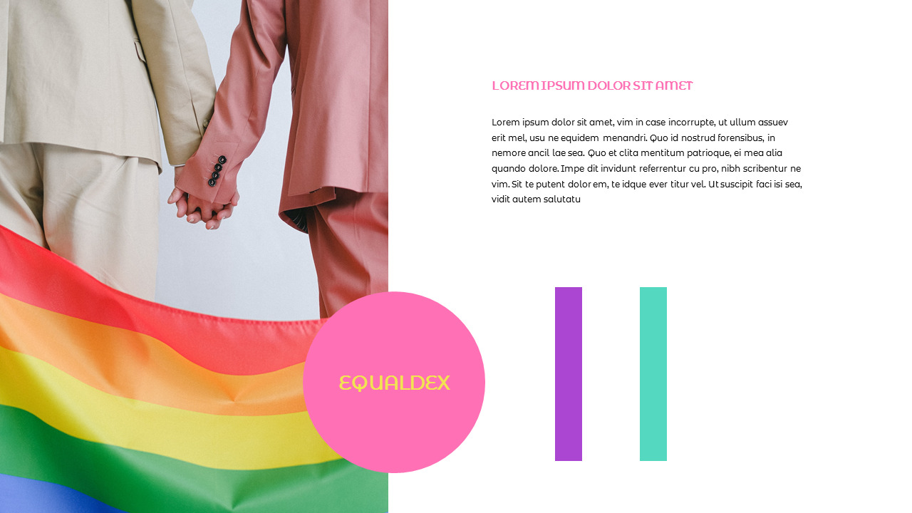 LGBT Rights company profile ppt template