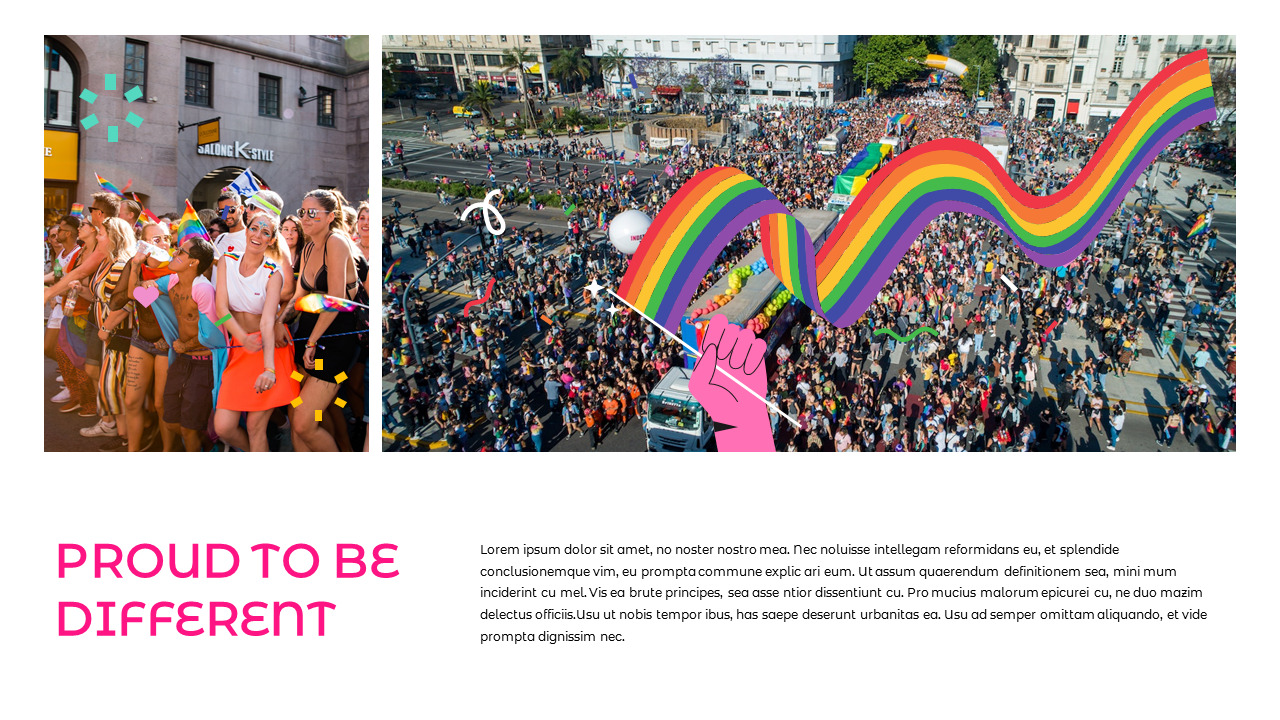 LGBT Rights company profile ppt template