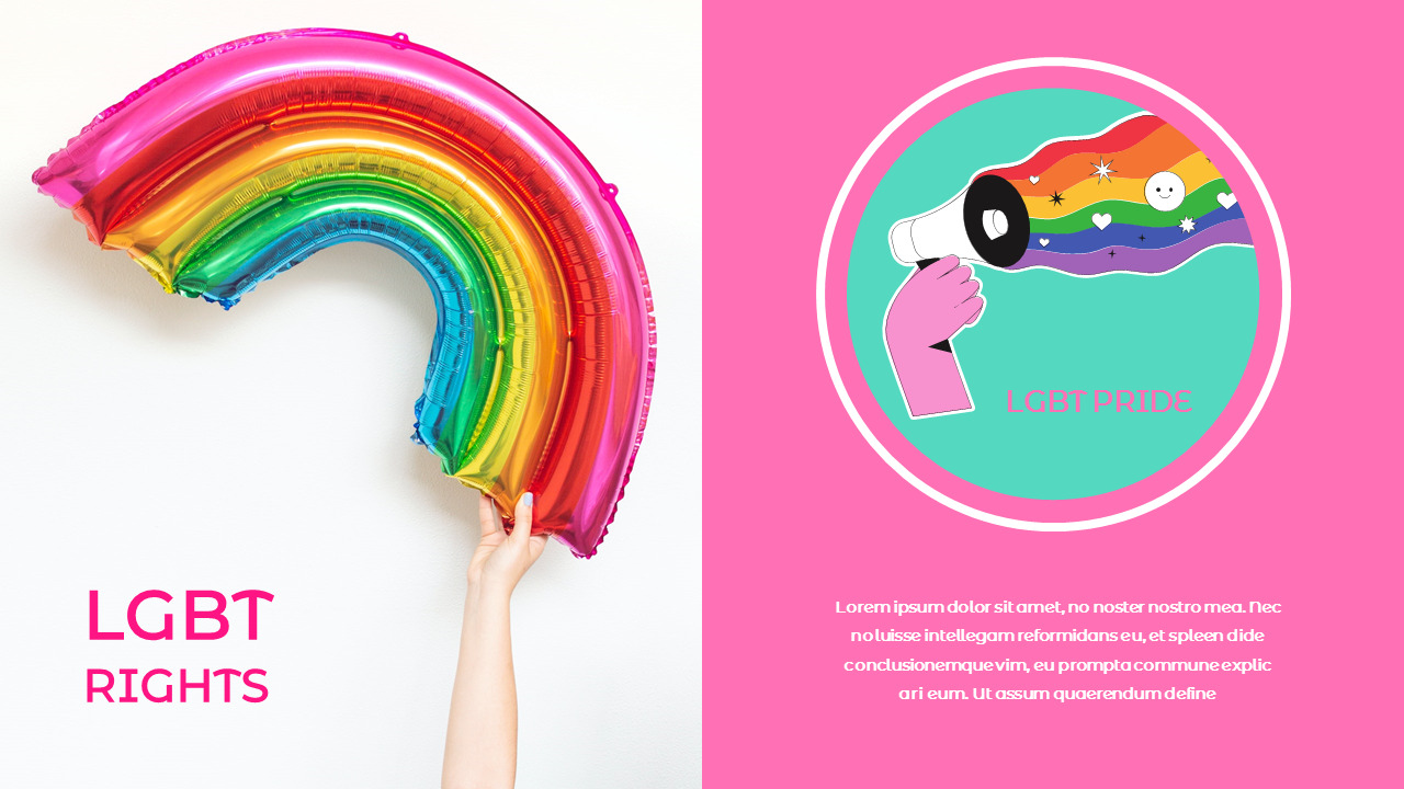 LGBT Rights company profile ppt template