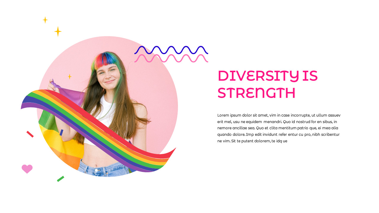 LGBT Rights company profile ppt template