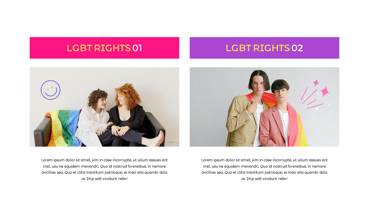 LGBT Rights company profile ppt template