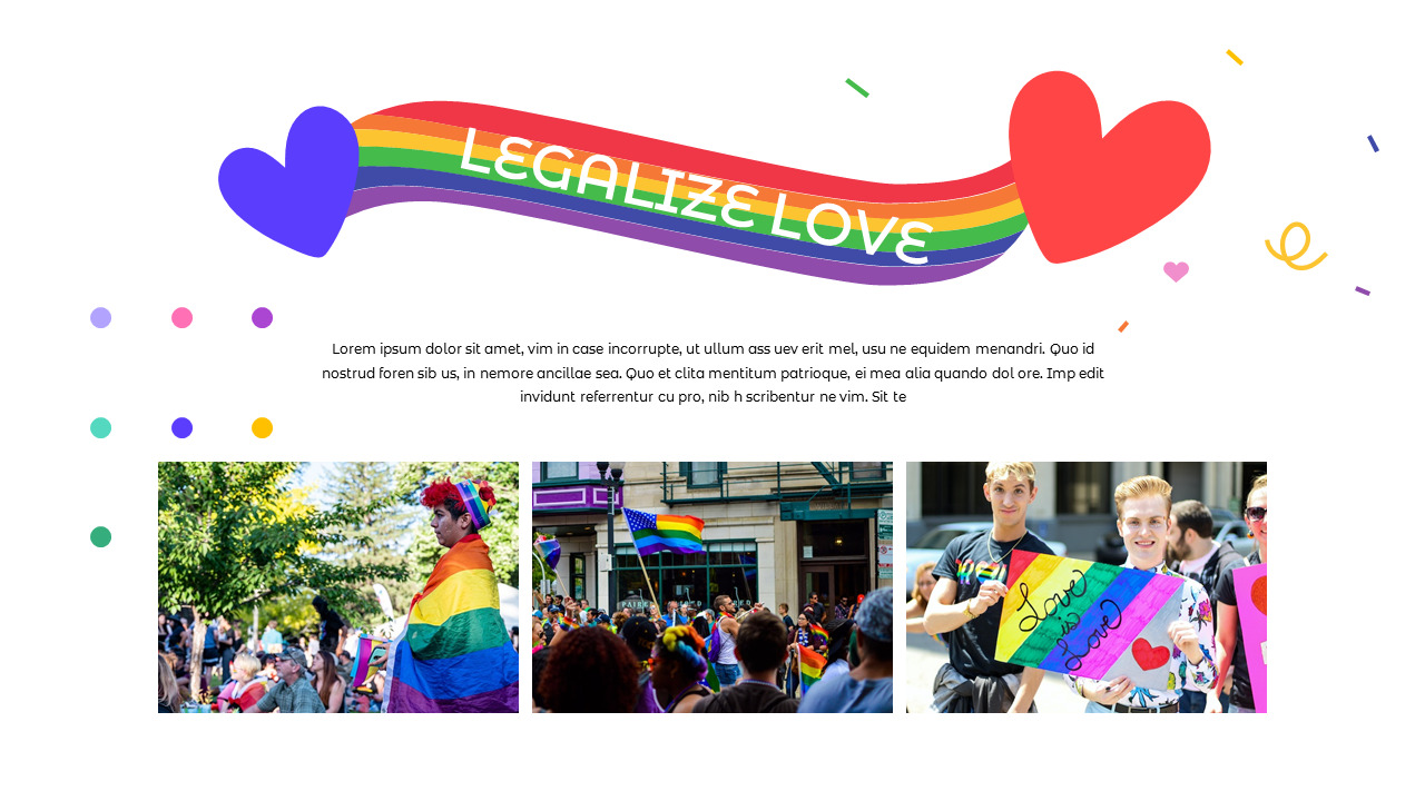 LGBT Rights company profile ppt template