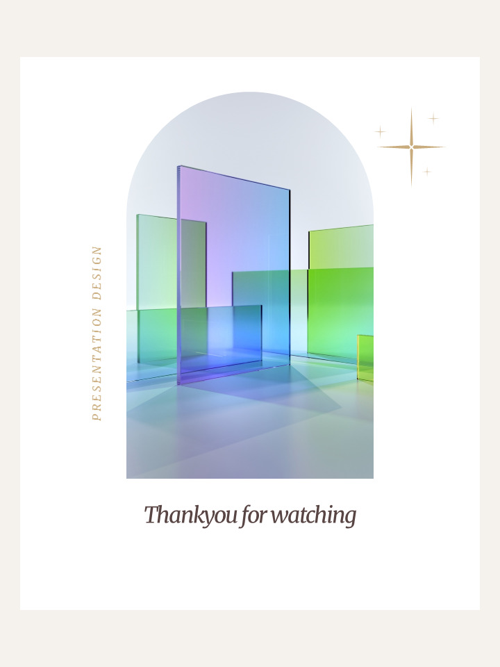Glass Visual Design best google slides templates