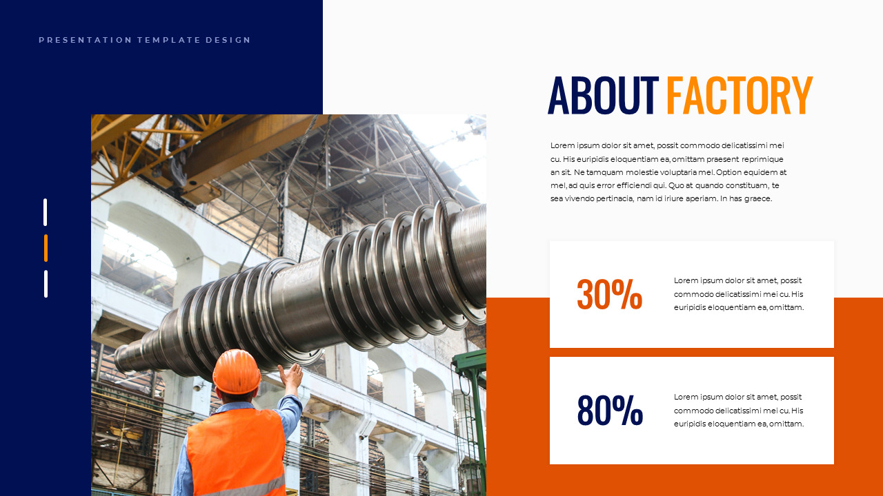 산업 및 공장 테마 템플릿