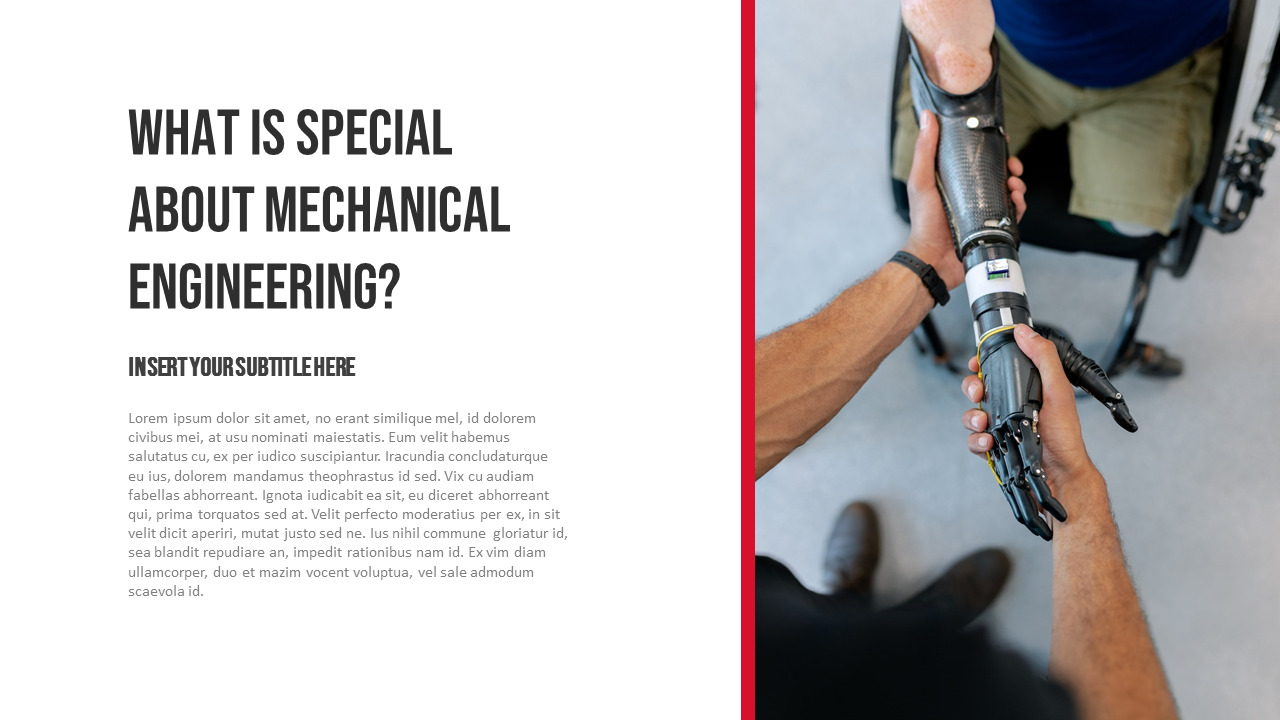 Mechanical Engineering business plan template ppt