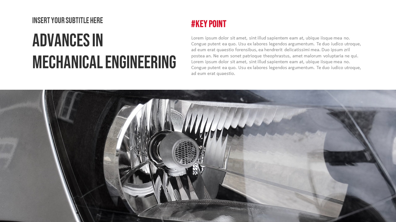 Mechanical Engineering business plan template ppt
