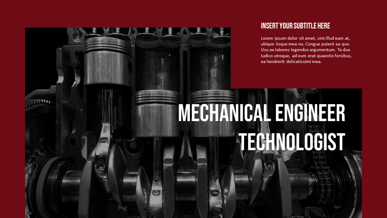 Mechanical Engineering business plan template ppt