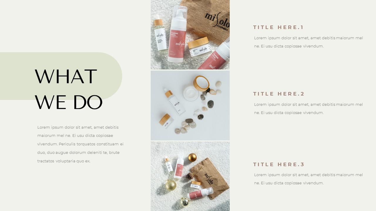 Bath Supplies team presentation template|Lifestyle|Google Slides