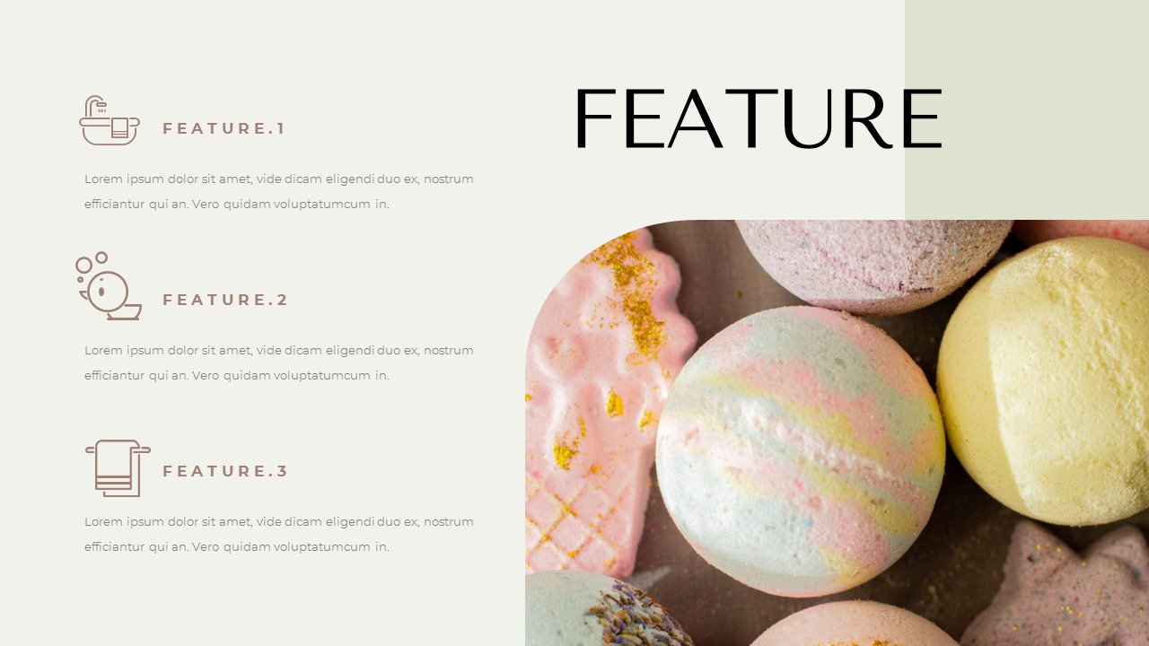 Bath Supplies team presentation template|Lifestyle|Google Slides