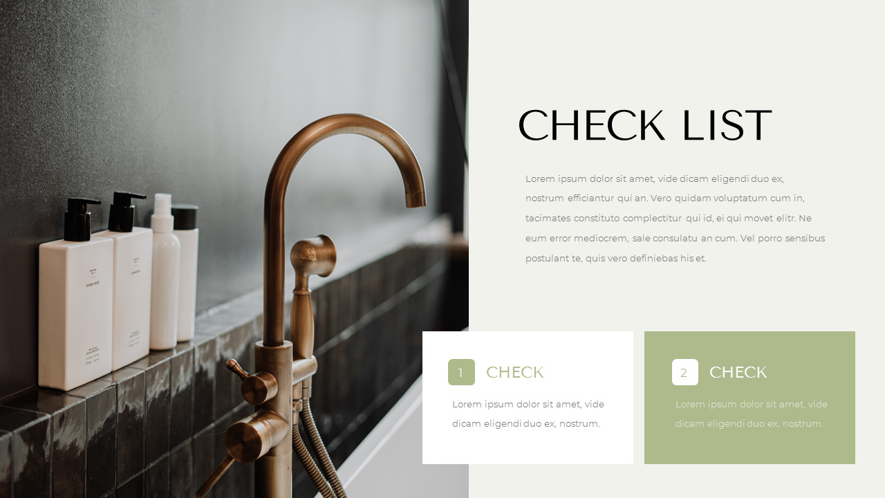 Bath Supplies team presentation template|Lifestyle|Google Slides