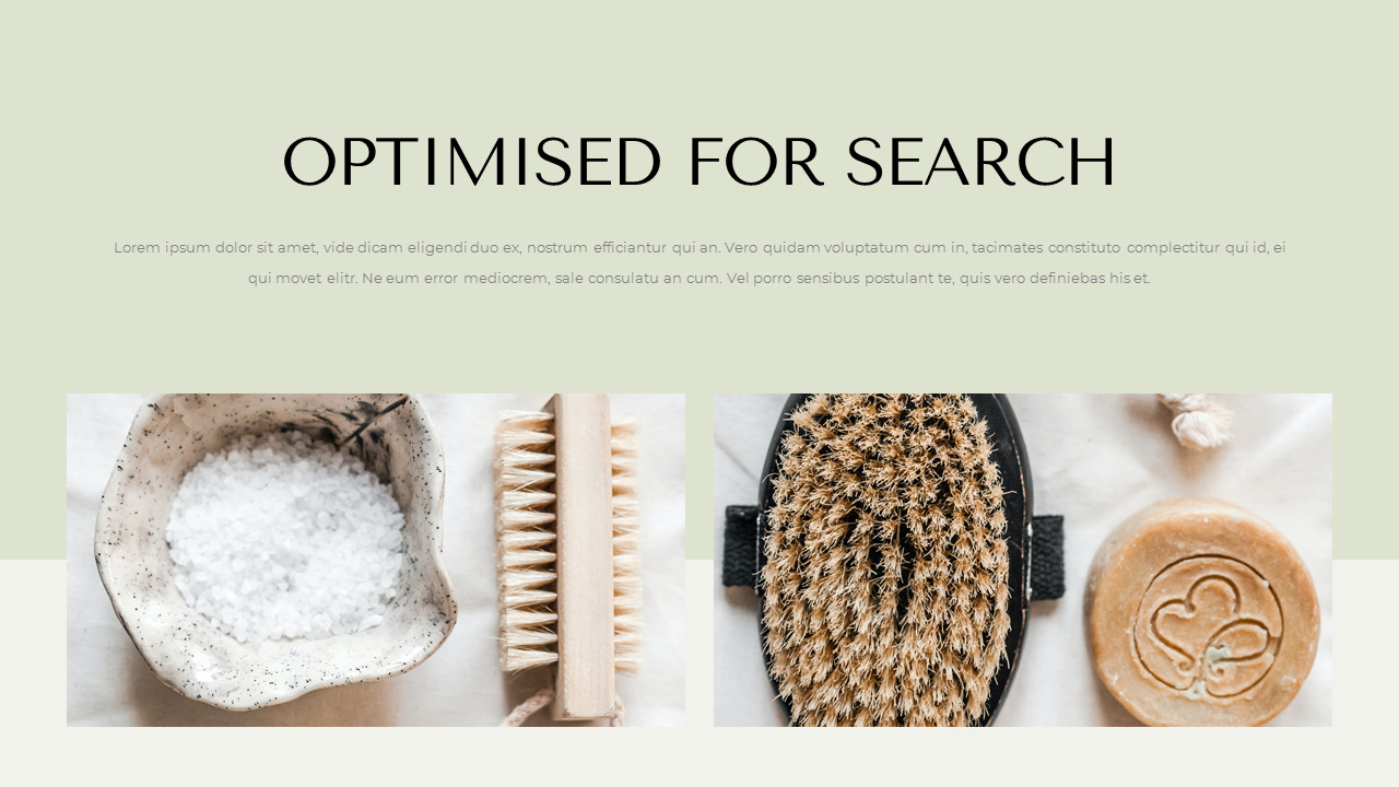 Bath Supplies team presentation template|Lifestyle|Google Slides