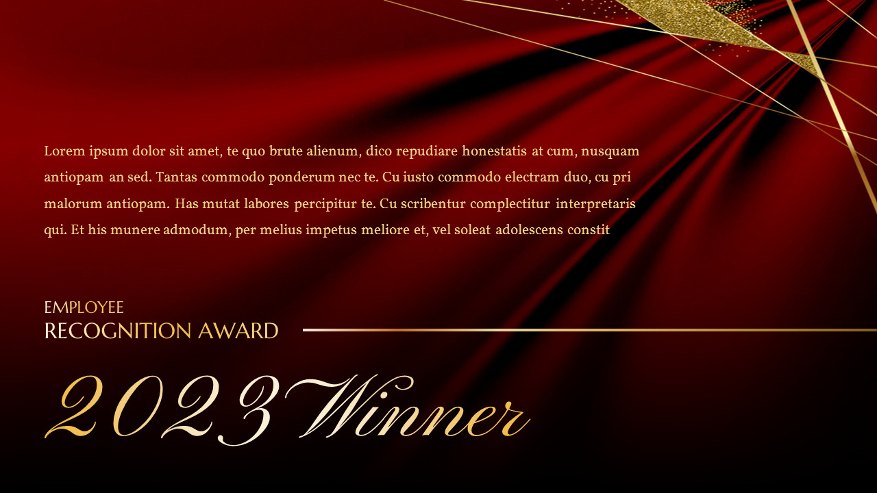 Employee Recognition Award Product Deck