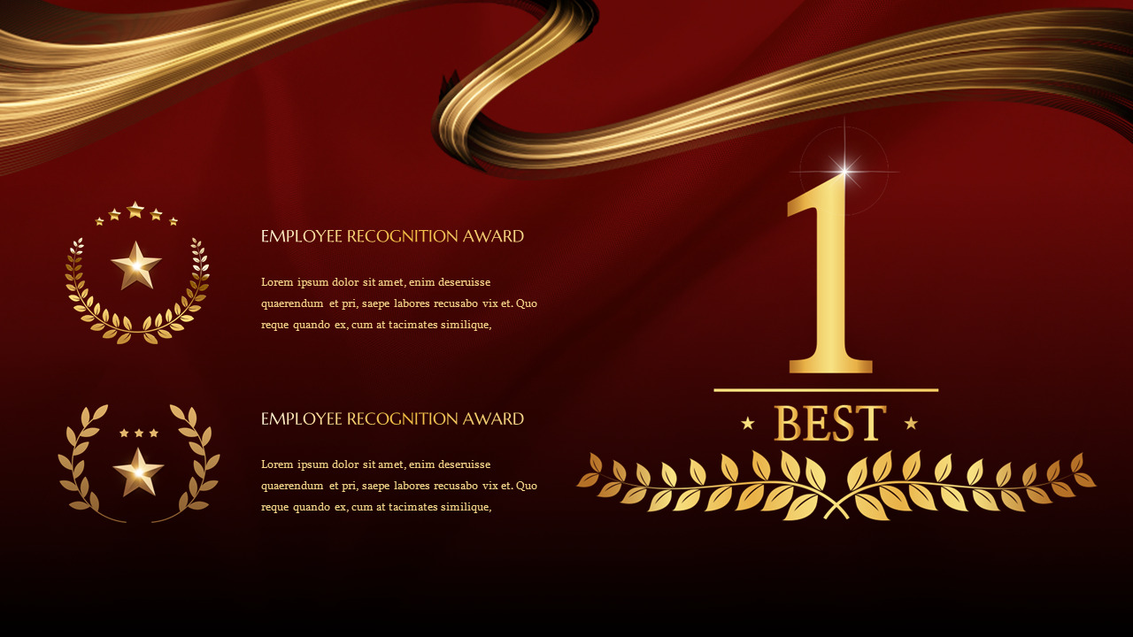 Employee Recognition Award Product Deck