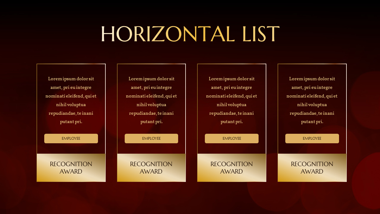 Employee Recognition Award Product Deck