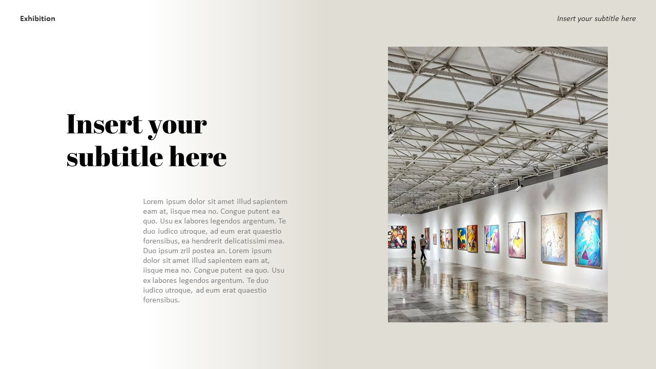 Exhibition template google slides