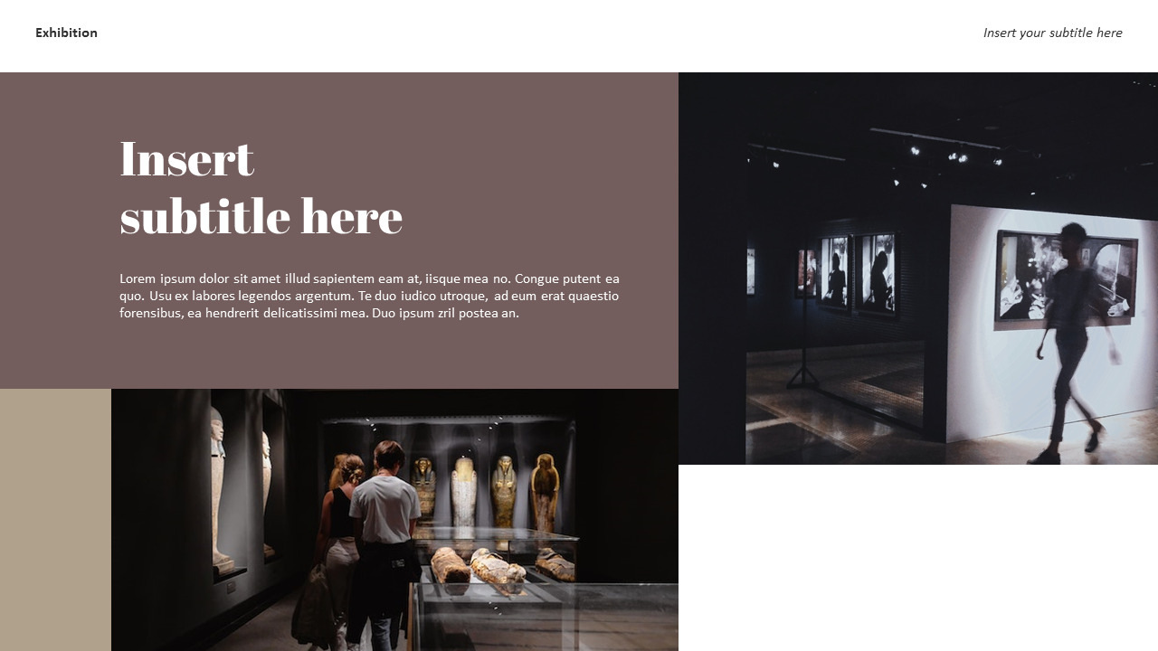 Exhibition template google slides