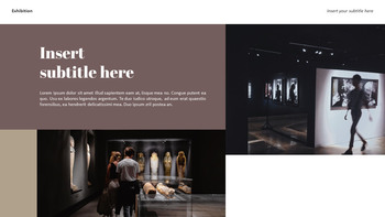 Exhibition template google slides