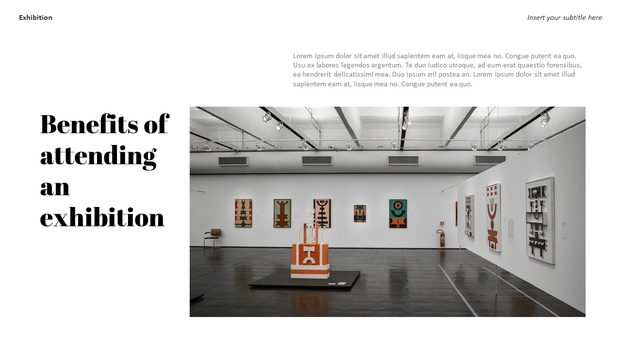 Exhibition template google slides