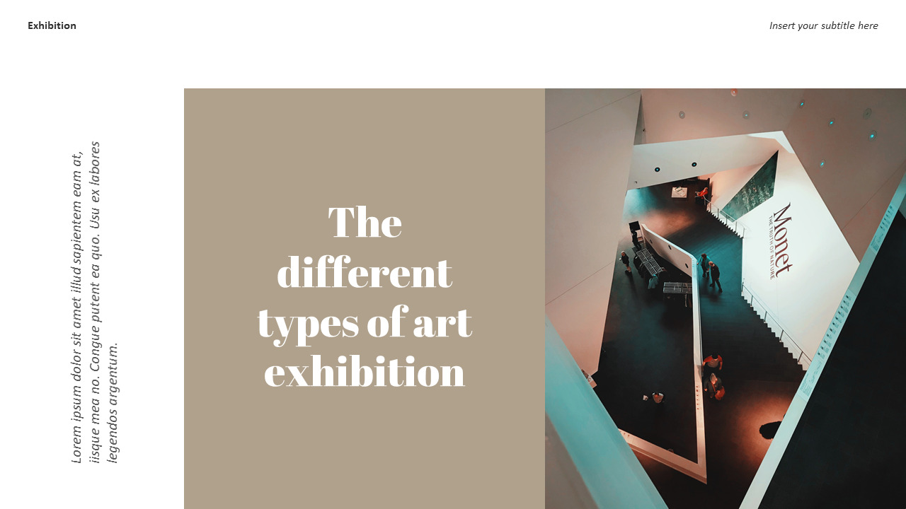 Exhibition template google slides