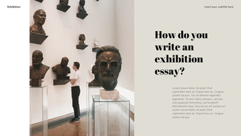 Exhibition template google slides