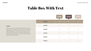 Exhibition template google slides