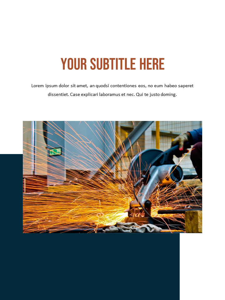 Heavy Equipment Construction creating PowerPoint Presentations