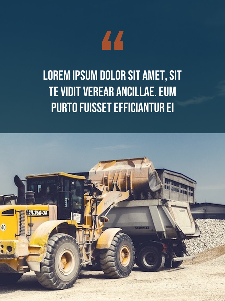 Heavy Equipment Construction creating PowerPoint Presentations