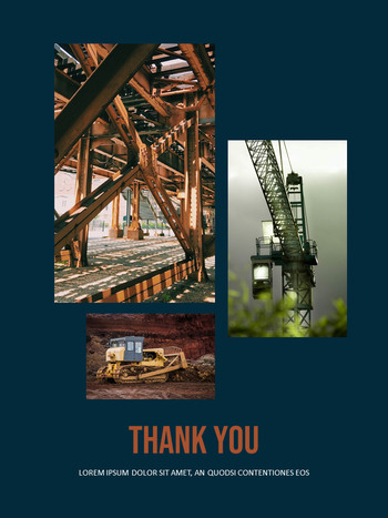 Heavy Equipment Construction creating PowerPoint Presentations