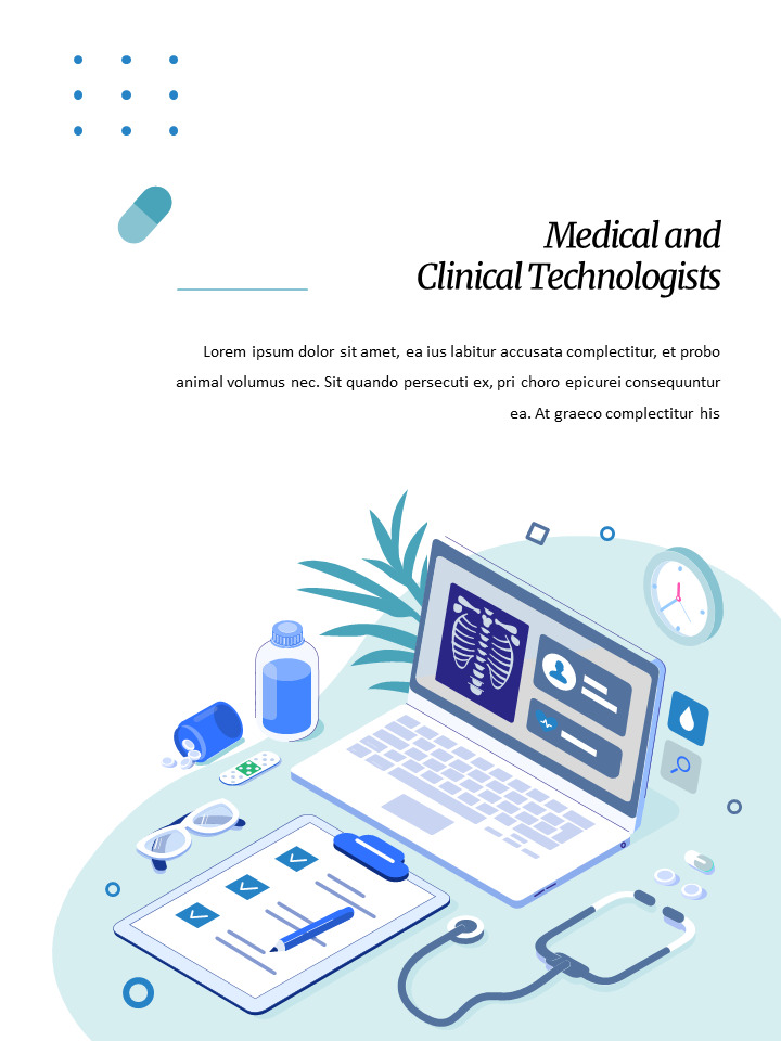 General Hospital company profile template design