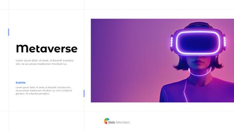 Metaverse presentation template ppt powerpoint