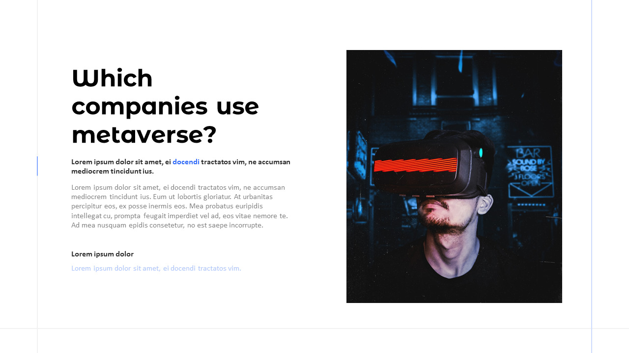 Metaverse presentation template ppt powerpoint