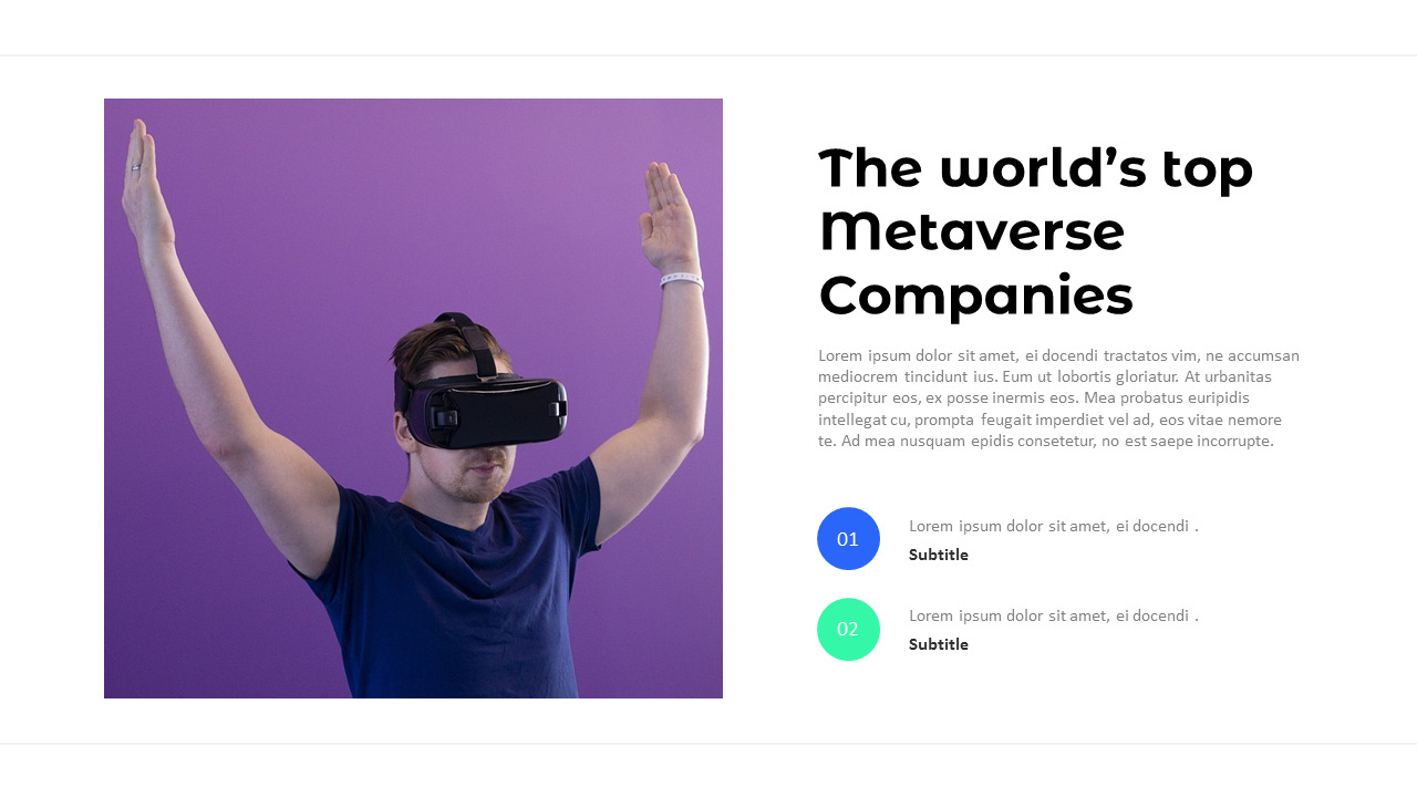 Metaverse presentation template ppt powerpoint