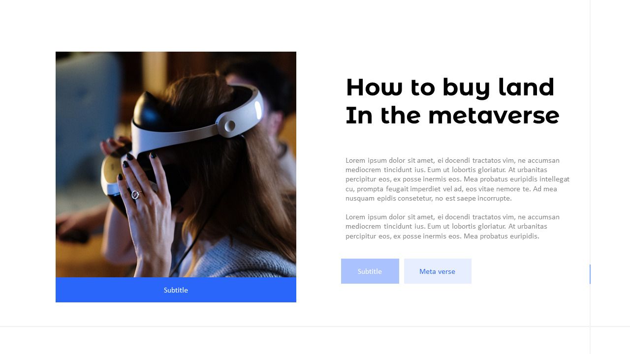 Metaverse presentation template ppt powerpoint
