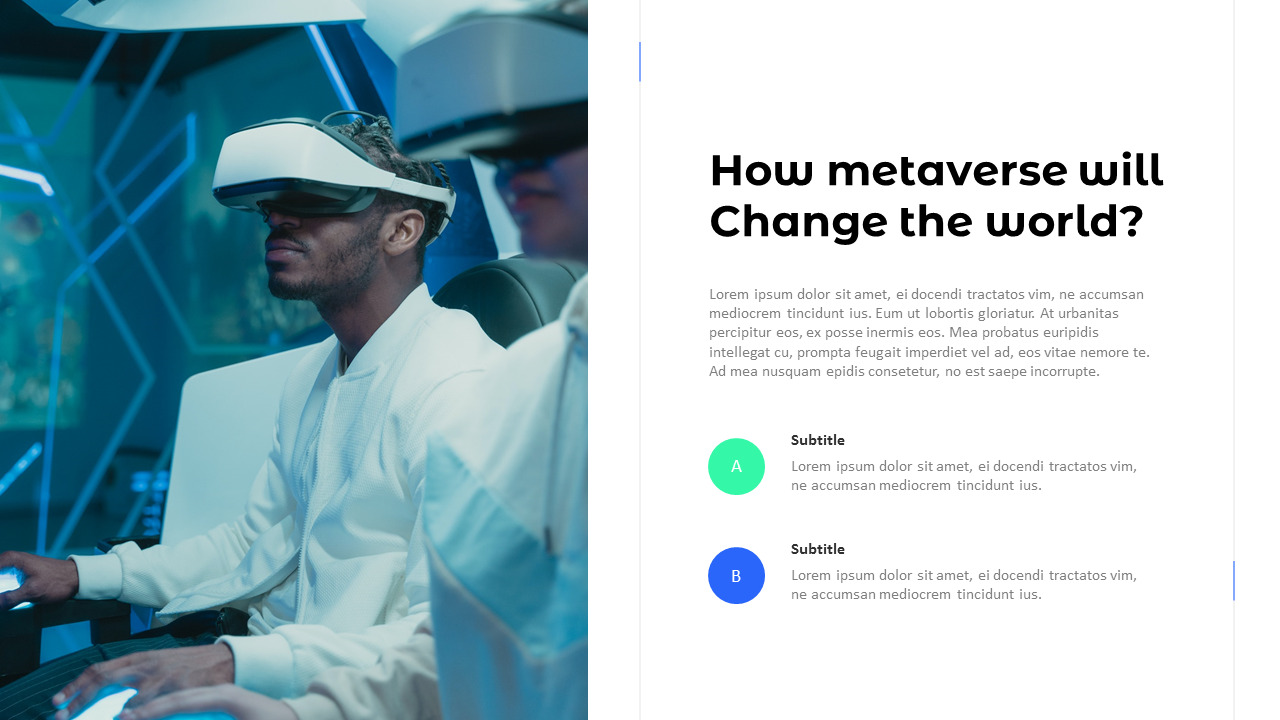 Metaverse presentation template ppt powerpoint