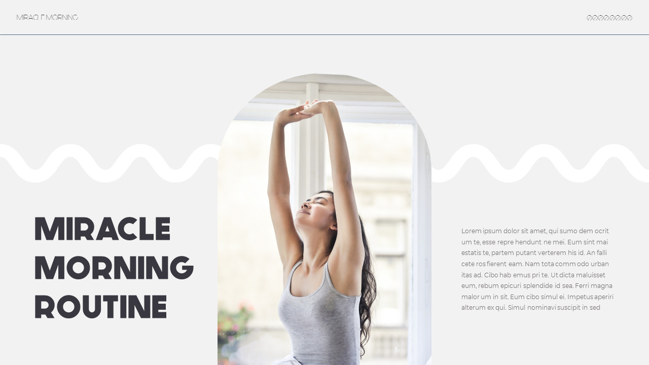 Miracle Morning Presentation Templates|Lifestyle|PPT