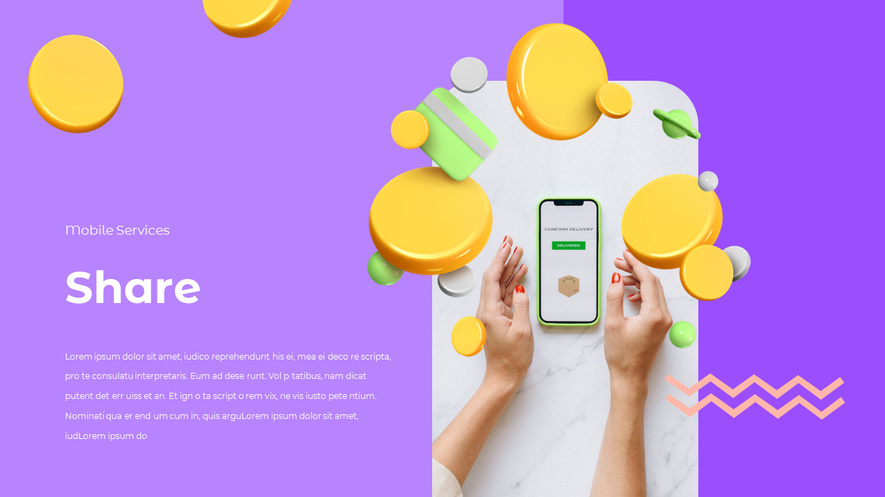 Mobile Services good google slides template