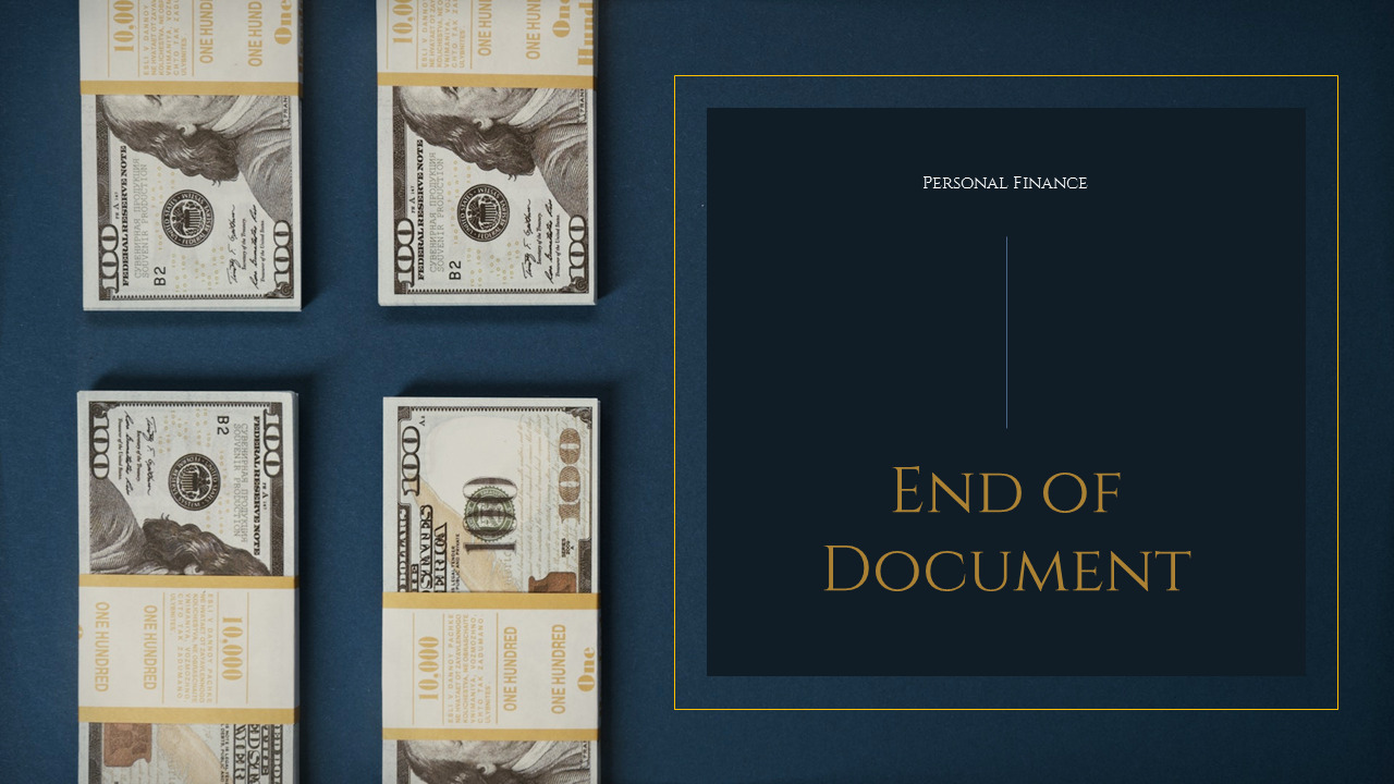 Personal Finance - Google Slides Download Free