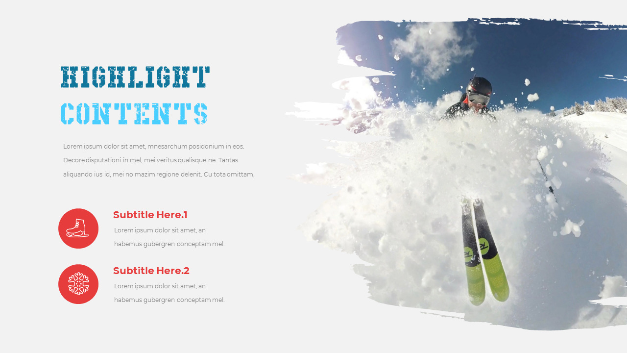 Winter Sports PowerPoint Presentations|Lifestyle|Templates