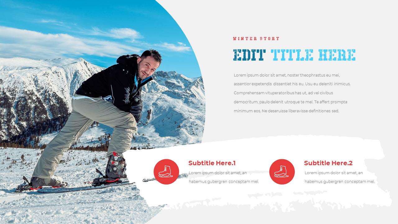 Winter Sports PowerPoint Presentations|Lifestyle|Templates