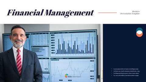 Financial management design ppt template
