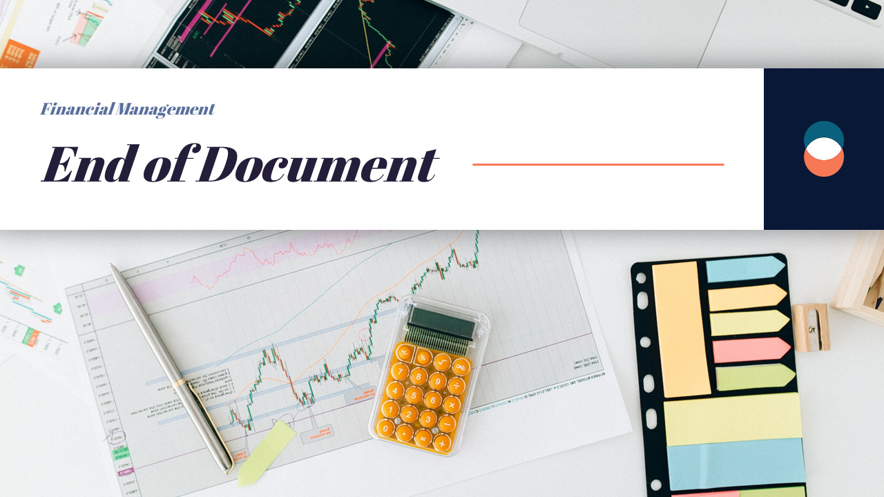 Financial management design ppt template