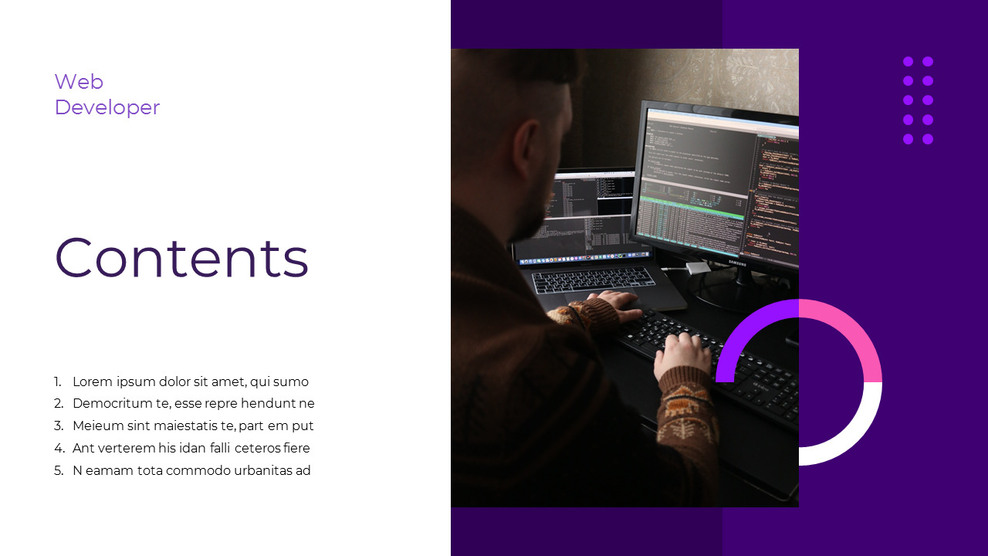 Free Design Template - Web Developer