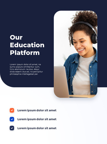 Educate Vertical google slides background