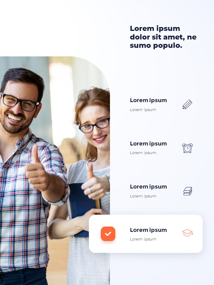 Educate Vertical google slides background