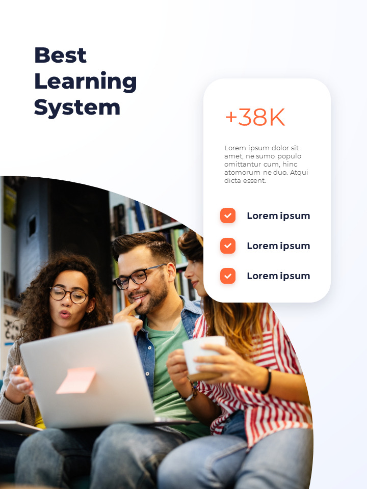 Educate Vertical google slides background