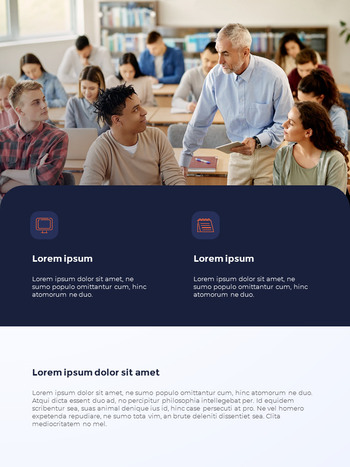 Educate Vertical google slides background