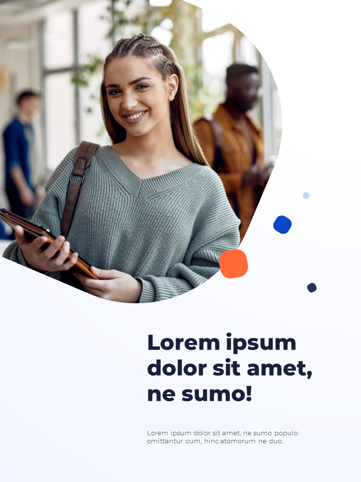 Educate Vertical google slides background