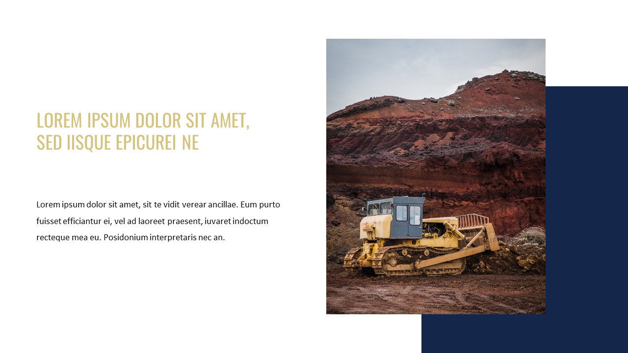 Heavy Equipment Creative Google Slides|Construction