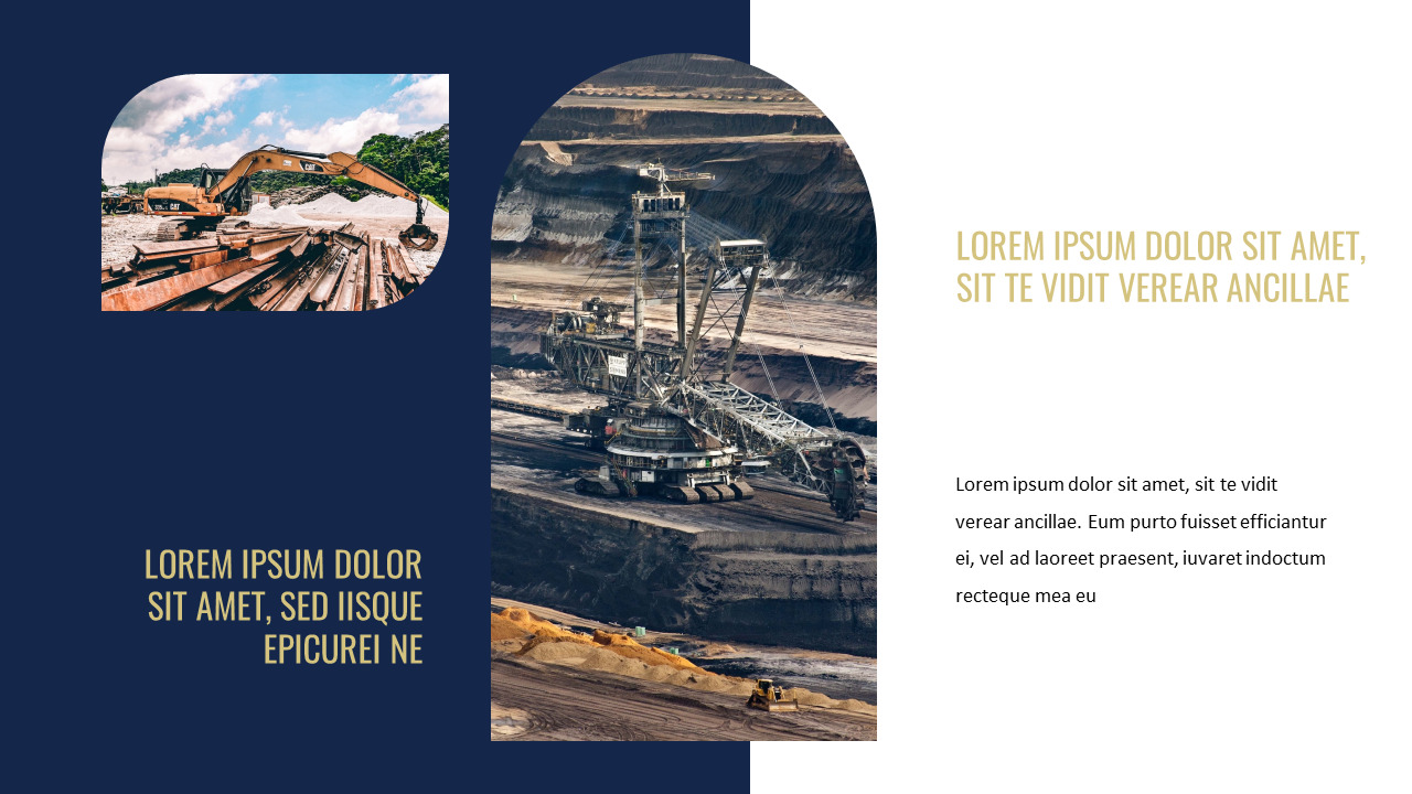 Heavy Equipment Creative Google Slides|Construction